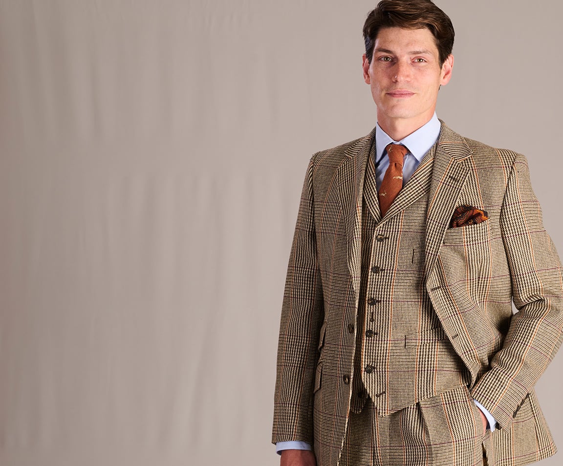 The Russell Check Tweed | Men's Tweed Collections | Men's Country Clothing
