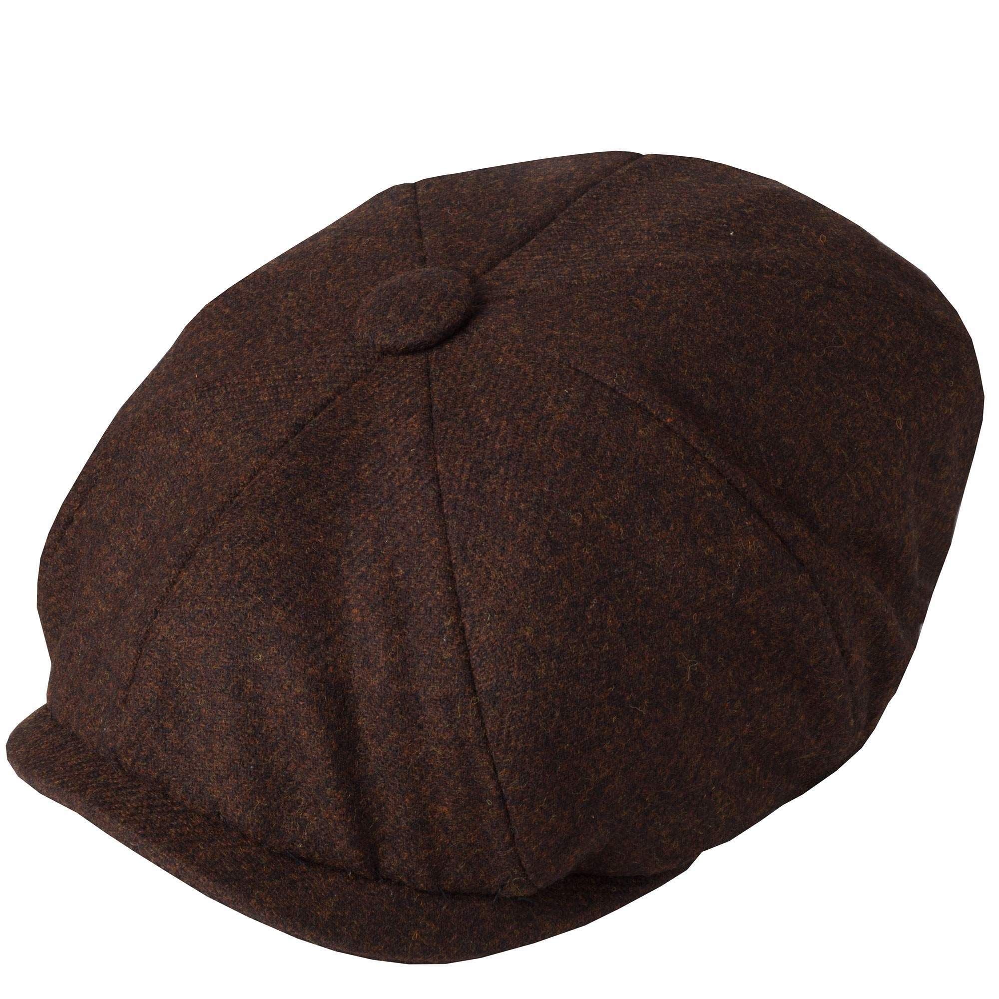 Brown Tweed Redford Curved Cap | Men's Country Clothing | Cordings